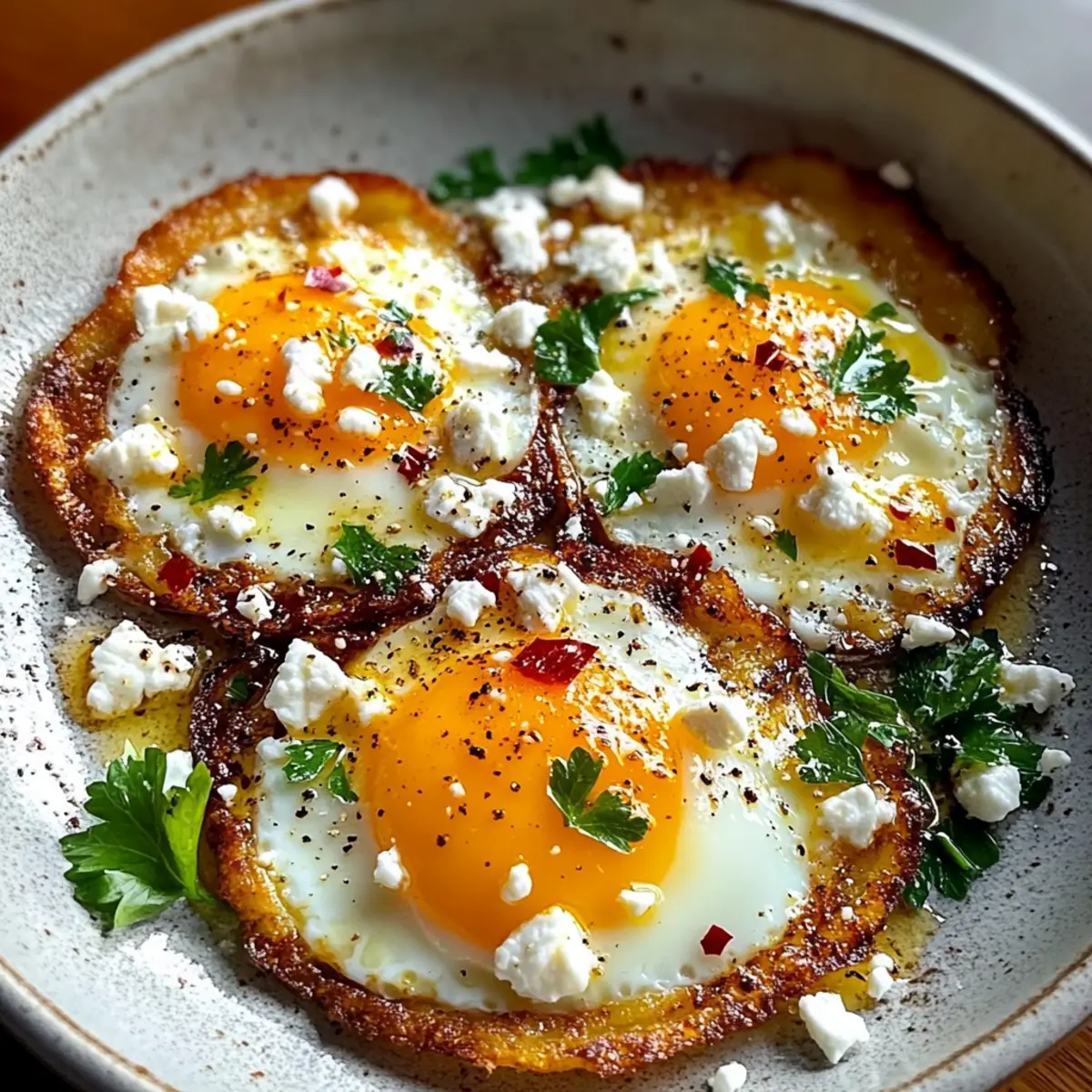 Easy Crispy Feta Fried Eggs: A Delicious Mediterranean Delight
