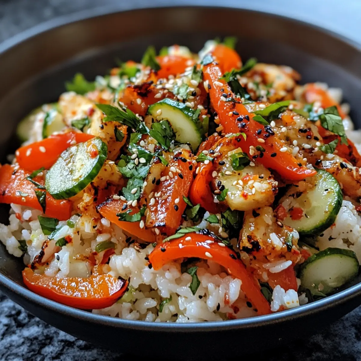 Irresistible Crispy Gochujang Rice Salad for Flavor Lovers